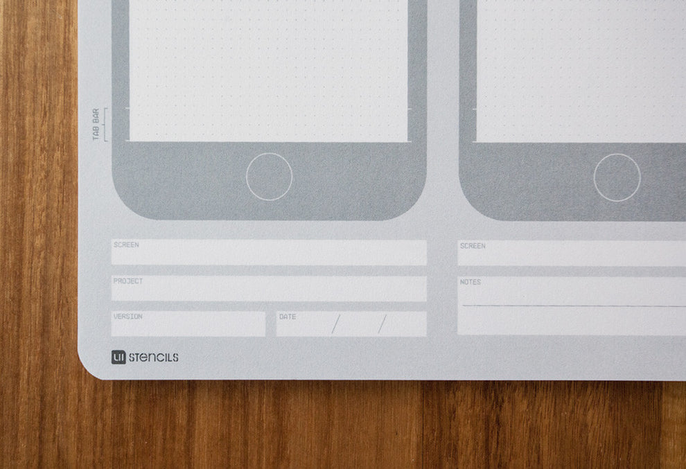 iPhone Sketch Pad – UI Stencils